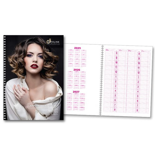 Dateline Professional 4 Column Appointment Book – SA Hair, Nail ...