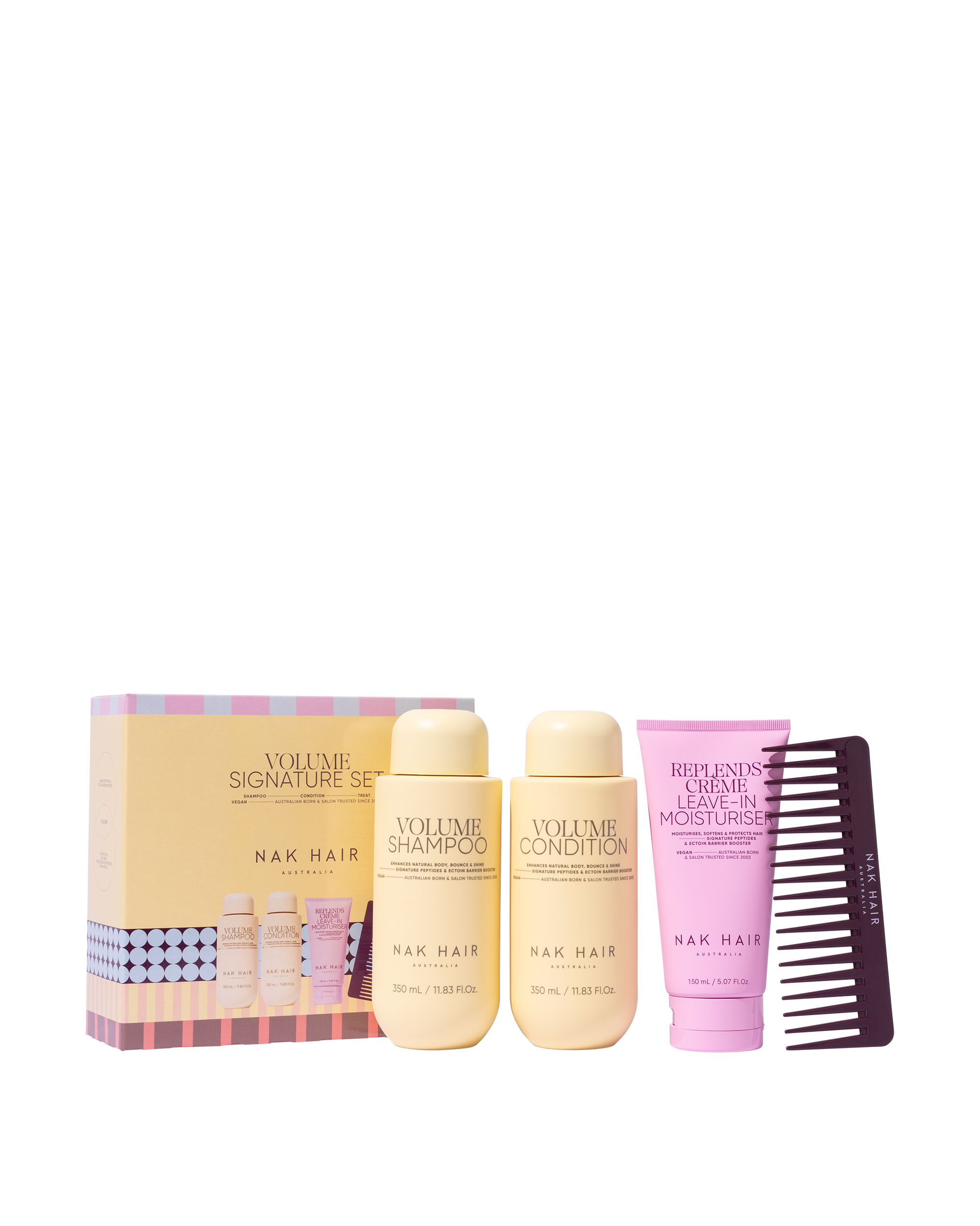 NAK Hair Signature Holiday Volume Trio Gift Pack – SA Hair, Nail ...
