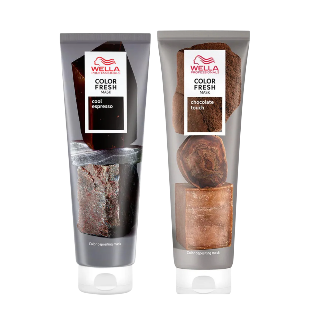 Wella Color Fresh Mask Chocolate Touch & Cool Espresso 150ml Duo – SA ...