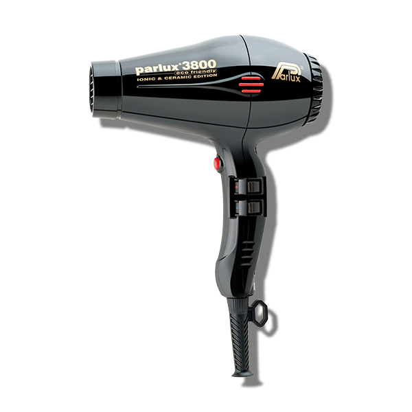 Parlux 3800 Ceramic & Ionic Hair Dryer Black – SA Hair, Nail & Beauty ...