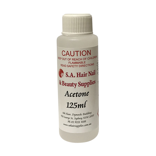 SA Acetone 125ml – SA Hair, Nail & Beauty Supplies